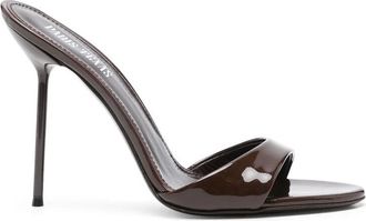 PARIS TEXAS Lidia Braune Leder-Mules - - Shoes - Damen - Braun - 41 EU