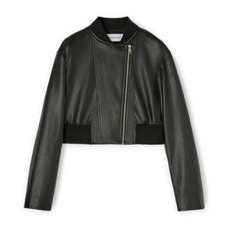 Motivi Kurze Bikerjacke - - Jackets - Damen - Schwarzk - 2XL