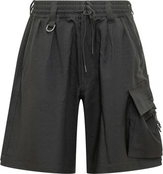 Yohji Yamamoto Homme, Shorts, Noir, Taille: M Sport Uniform Cargo Shorts