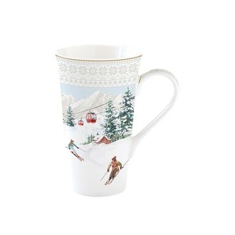 Easy Life Set mit 1 Riesen-Tasse, 600 ml, aus Porzellan