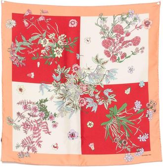 Mantero 1902 Floral-print Silk Scarf