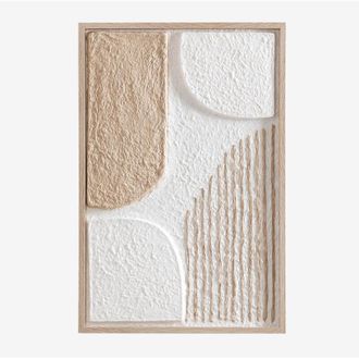 Sklum Sklum - Tableau D&eacute;coratif en Relief (40x60 cm) Guerliot