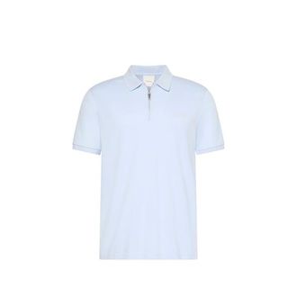 Calvin Klein Polo droit &agrave; col zipp&eacute; en coton