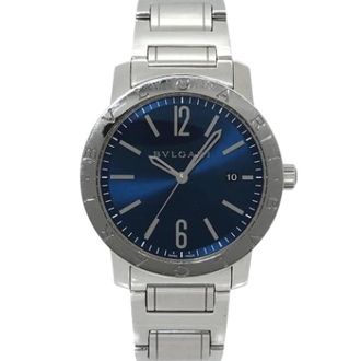 Bulgari Montre vintage Pre-owned - Homme - Pre-owned - Bleu - Taille: ONE Size