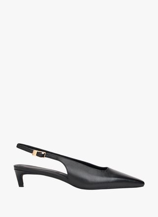 Tommy Hilfiger Escarpins slingback &agrave; bout pointu en cuir