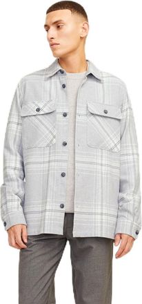 Jack & Jones Jprraymond Melange Check Overshirt Ls Sn