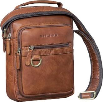 STILORD Lima Petite Sacoche Homme Bandouliere Cuir &Eacute;l&eacute;gant - Messenger Bag Crossbody avec Poign&eacute;e Sac Bandouill&egrave;re Cuir V&eacute;ritable Besace pour Tablette 9,7 Pou