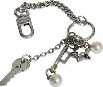 Marc Jacobs Femme, Sacs, Gris, Taille: ONE Size Grommet Pearl Metal Bag Charm