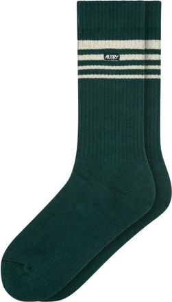 Autry Jacquard-gestreifte Socken - - Underwear - Herren - Gr&uuml;n - M