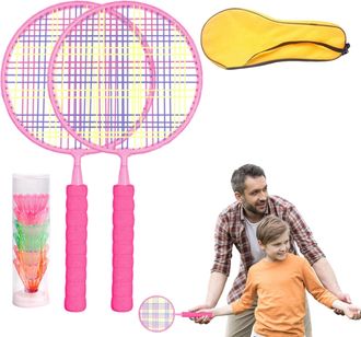 Generic Badminton-Set f&uuml;r Anf&auml;nger, Leichter Tennisschl&auml;ger f&uuml;r Kinder von 3 - 7 Jahren, Training, Outdoor-Sport, Sport