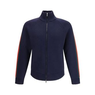 Gucci Herren, Strickwaren, Blau, SGr&ouml;&szlig;e