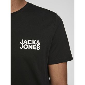 Jack & Jones Jack & Jones T-Shirt Corp Logo 12151955 Schwarz Slim Fit