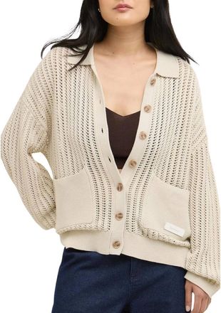Barbour Femme, Pulls, Beige, Taille: 42 FR Gianna Cardigan