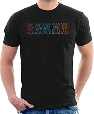 Cloud City 7 Saint Seiya Logos Mens T-Shirt