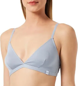 Koton Padded Viscose Strappy Non Wired Bra Soutien-Gorge, Blue(642), L aux Femmes