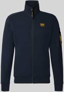 PME Legend Sweatjacke mit Stehkragen und Label-Patch