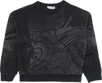 Dolce & Gabbana Homme, Sweatshirts et sweats &agrave; capuche, Noir, Taille: XS SweaT-shirt