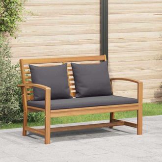 vidaXL Vidaxl - Ensemble de canapé de jardin 2 pcs Naturel Bois de teck solide