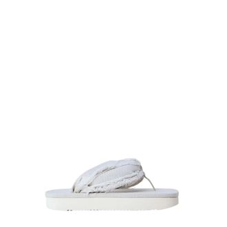 Rick Owens Frayed Edge Thong Sandalen - - Shoes - Herren - Wei&szlig; - 45 EU