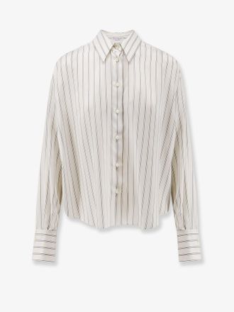 Brunello Cucinelli Striped silk shirt - BRUNELLO CUCINELLI - gender_Woman
