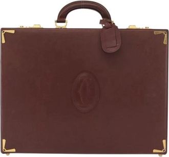 Cartier unisex, Pre-owned, Rouge, Taille: ONE Size Sac &agrave; main vintage doccasion