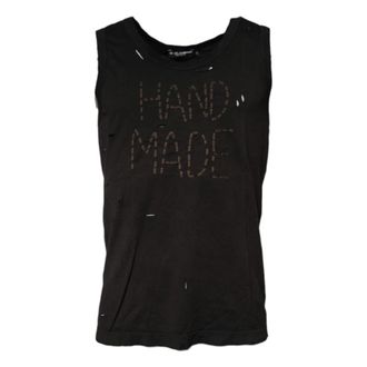 Dolce & Gabbana &Auml;rmelloses Tanktop - - Tops - Damen - Schwarzk - L