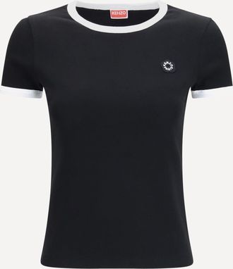 Kenzo Boke Flower 2.0 embroidered cotton T-shirt Female XS