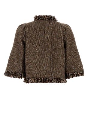 sacai Wool Blend Jacket - Beige