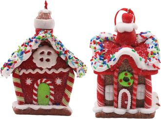 Hemobllo 2stücke Weihnachtsbaum Anhänger Weihnachtsdeko Hängeornament Aus Harz Für Fenster Tür Wand Weihnachtsdekorationen Zum Aufhängen