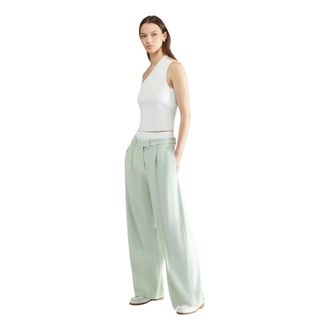 Liviana Conti Damen, Hosen, Gr&uuml;n, MGr&ouml;&szlig;e