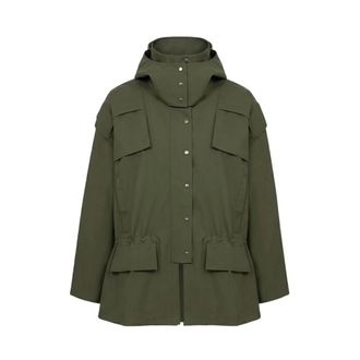 Fidan Novruzova Femme, Vestes, Vert, Taille: 40 FR Clio Parka