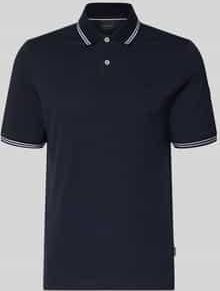 Bugatti Regular Fit Poloshirt mit Logo-Stitching