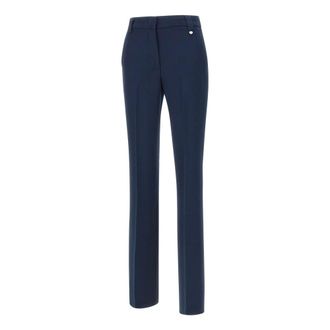 Liu Jo Femme, Pantalons, Bleu, Taille: 36 FR Wide Pantalons