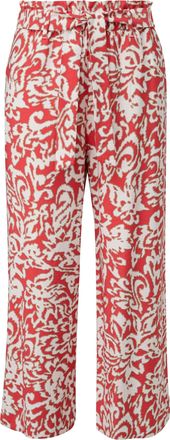 Comma Stoffhose mit All-Over-Print