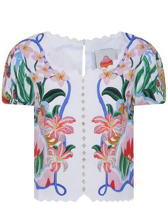 Farm Rio Shirt Short Sleeve Garden Of Life