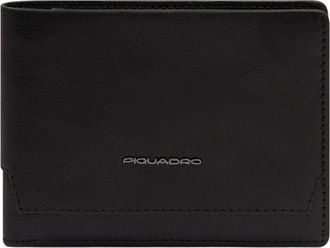 Piquadro Homme, Accessoires, Noir, Taille: ONE Size Portefeuille avec poche &agrave; monnaie