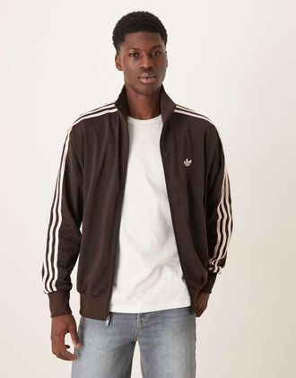 adidas Originals Firebird - Haut de surv&ecirc;tement - Marron-Brown