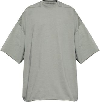 Rick Owens Homme, Tops, Gris, Taille: ONE Size T-Shirt Oversize