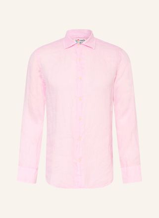 MC2 Saint Barth mc2 Saint Barth Resorthemd Pamplona Comfort Fit Aus Leinen pink