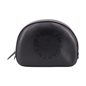 Stella McCartney Schwarzes Zubeh&ouml;r Rei&szlig;verschluss Logo Vorne - - Bags - Damen - Schwarzk - ONE SIZE