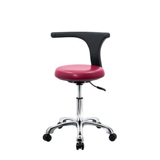 Generic Sattelhocker mit R&auml;dern, drehbarer, Verstellbarer Rollhocker, B&uuml;rostuhl mit R&uuml;ckenlehne, geeignet for Massage, Sch&ouml;nheitssalons und Heimb&uuml;ros(Color-2)