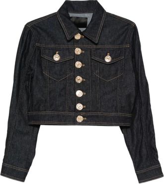 Dondup Femme, Vestes, Bleu, Taille: 40 FR Veste en jean boutonn&eacute;e