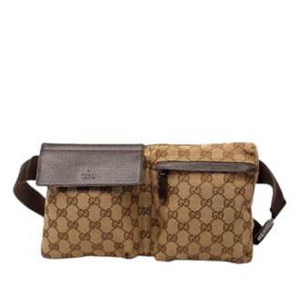 Gucci unisex, Pre-owned, Beige, Taille: ONE Size Sac Banane en Toile Pre-owned