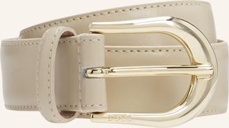 HUGO BOSS Lederg&uuml;rtel Carol beige