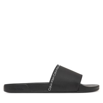 Calvin Klein Pantoletten Calvin Klein Ess Slide Institutional Cv HM0HM02108 Schwarz