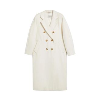 Max Mara Double-Breasted Coats - - Coats - Damen - Wei&szlig; - 2XS