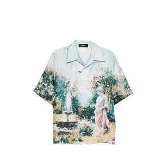 Amiri Printed Short-sleeve Shirt