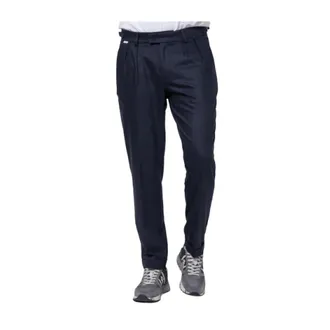 04651/ Pantalon en flanelle - - Trousers - Herren - Blau - S