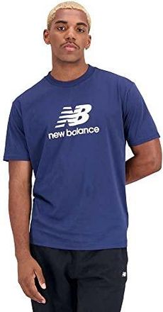 New Balance Sport Essentials Logo T-Shirt pour Homme NB Navy S