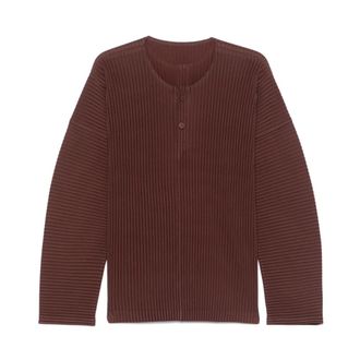 Issey Miyake Herren, Strickwaren, Braun, LGr&ouml;&szlig;e